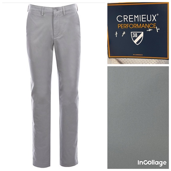 Daniel Cremieux | Pants | Nwt Cremieux Performance Pale Grey Flat Front Pant | Poshmark